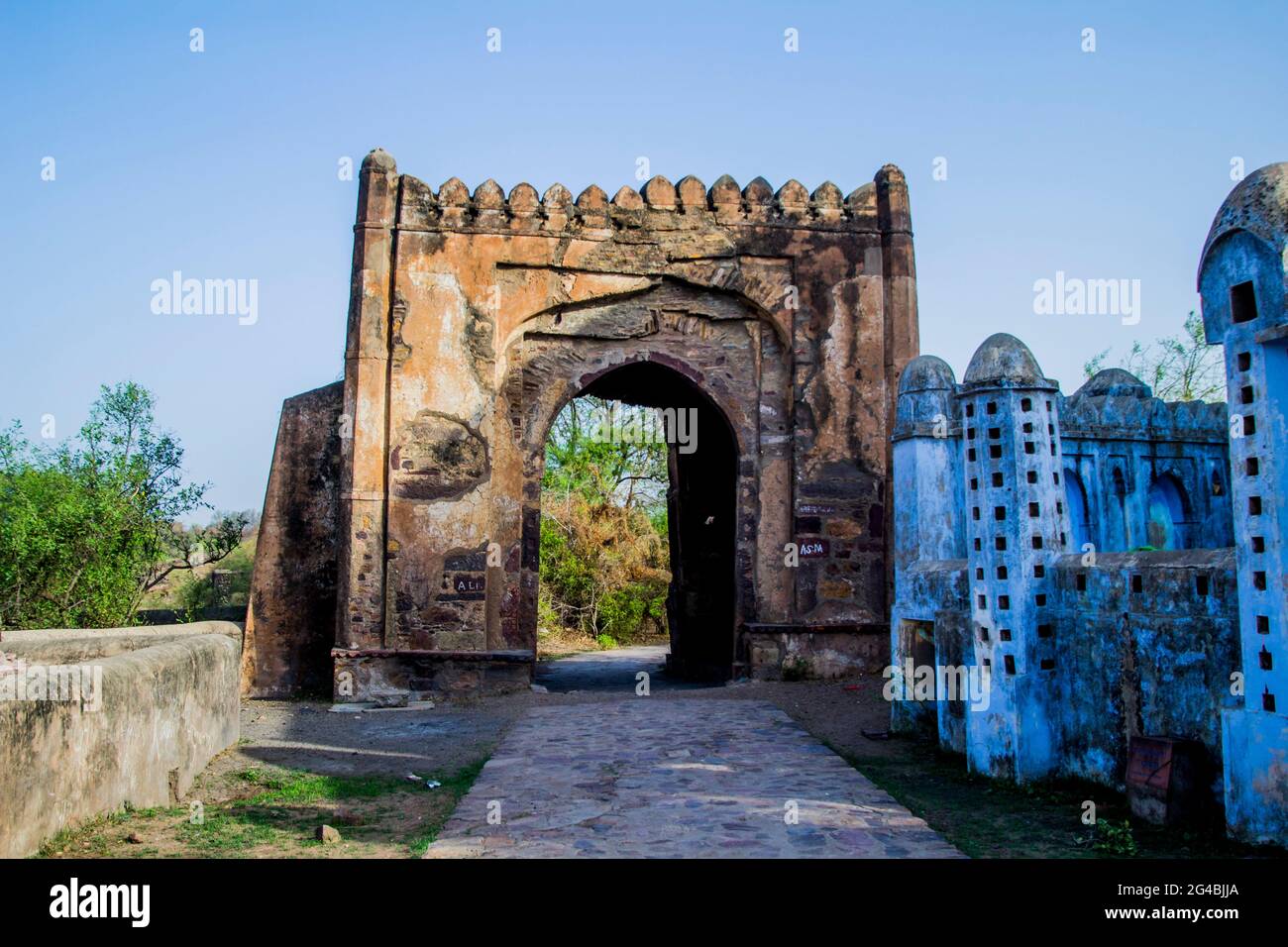 Ranthambore tiger temple hi-res stock photography and images - Alamy