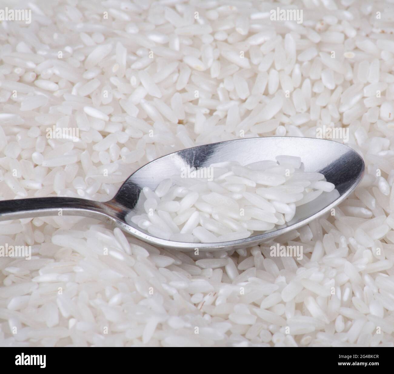 rice food background and teaspoon Stock Photo - Alamy