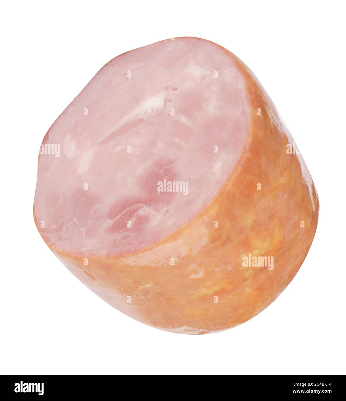 Piece of Ham Isolated Stock Photo - Alamy