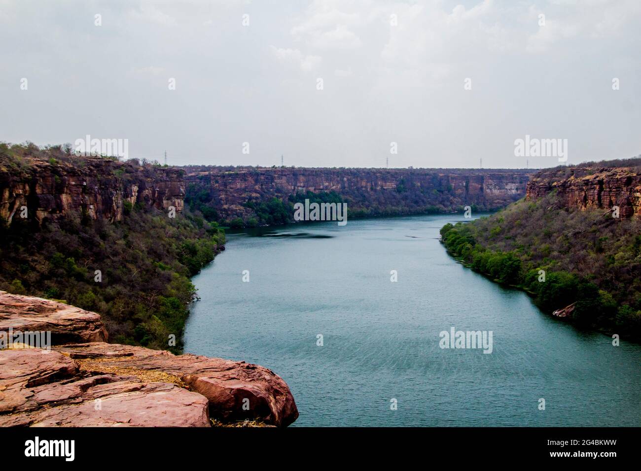 garadia mahadev horshoe bend, Rajasthan Stock Photo - Alamy