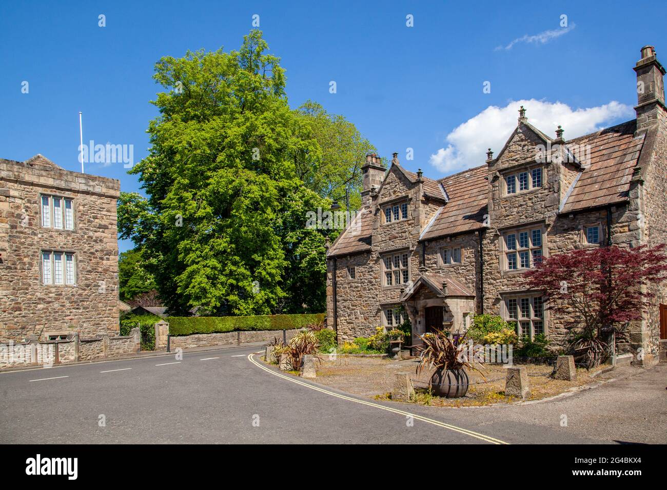 House in the Northumberland village town of Corbridge Stock Photo - Alamy