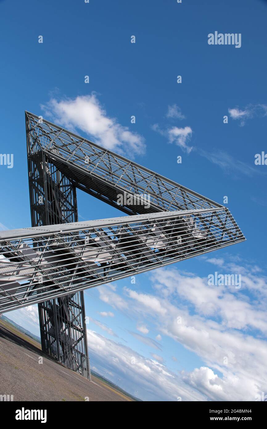 Saarpolygon, excursion destination and monument in Ensdorf Stock Photo ...