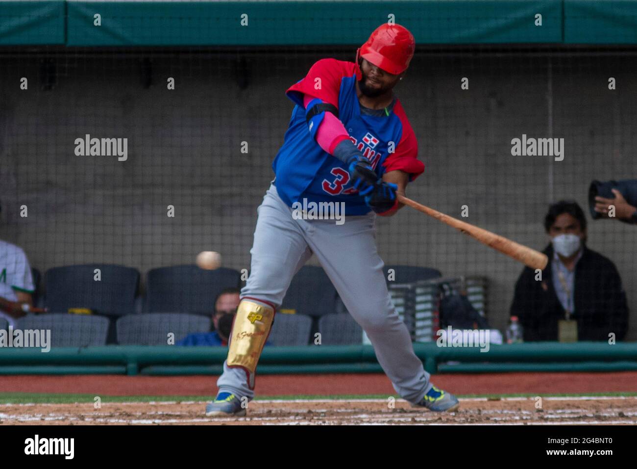 MEXICO CITY, MEXICO - JUNE 19: Juan Ramon Francisco #34 of the ...