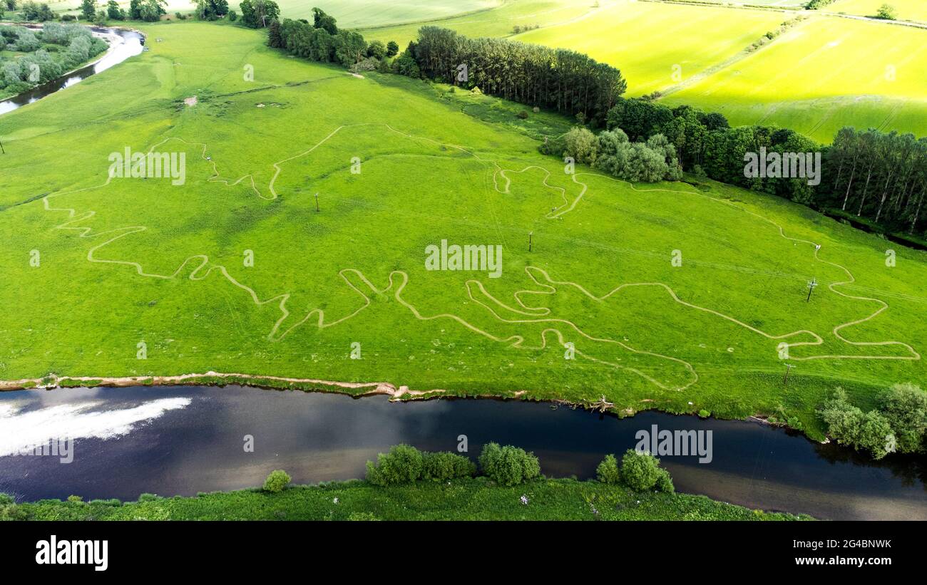 Jedburgh map hi-res stock photography and images - Alamy