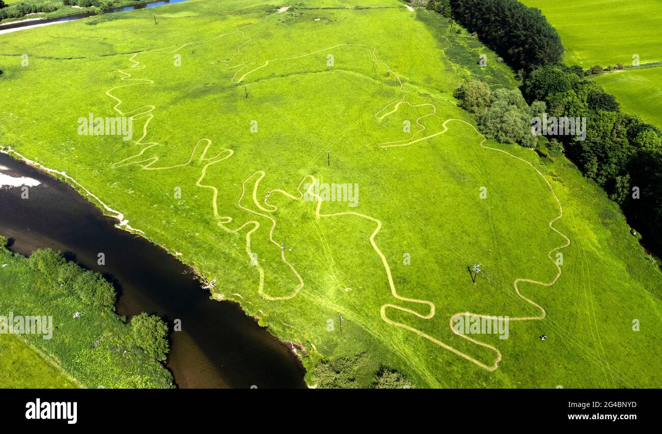 Jedburgh map hi-res stock photography and images - Alamy