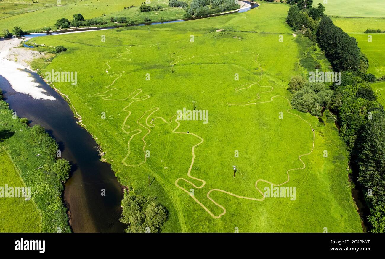 Jedburgh map hi-res stock photography and images - Alamy