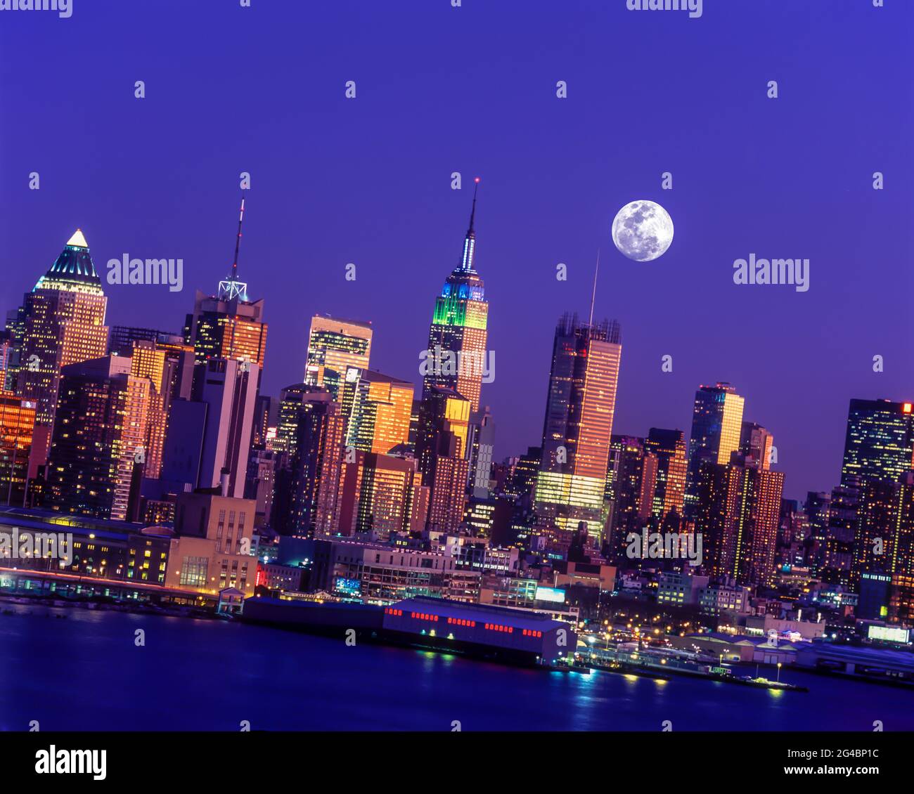 2006 HISTORICAL MIDTOWN SKYLINE HUDSON RIVER MANHATTAN NEW YORK CITY ...