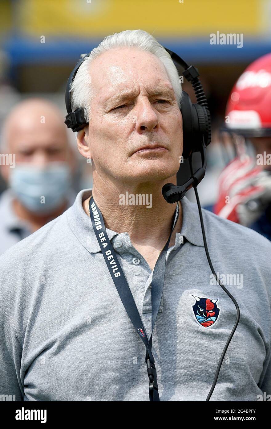 Hamburg, Germany. 20th June, 2021. American Football, ELF, Main Round ...