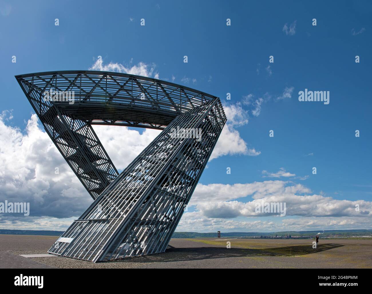 Saarpolygon, excursion destination and monument in Ensdorf Stock Photo ...