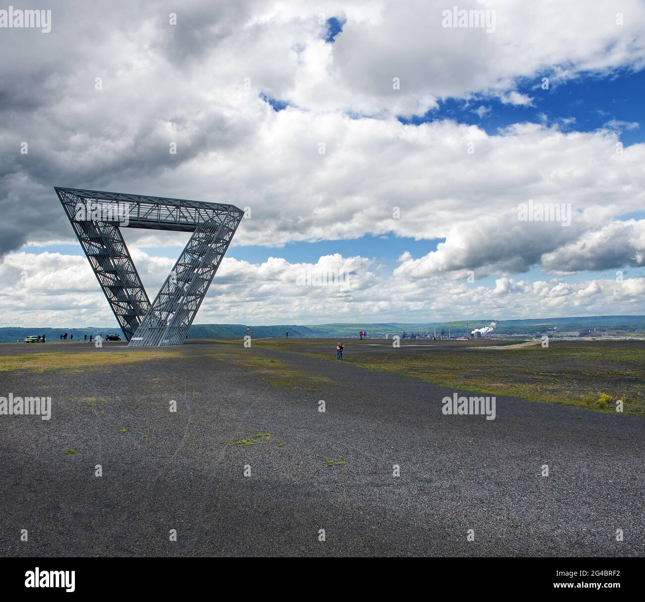 Saarpolygon, excursion destination and monument in Ensdorf on the ...