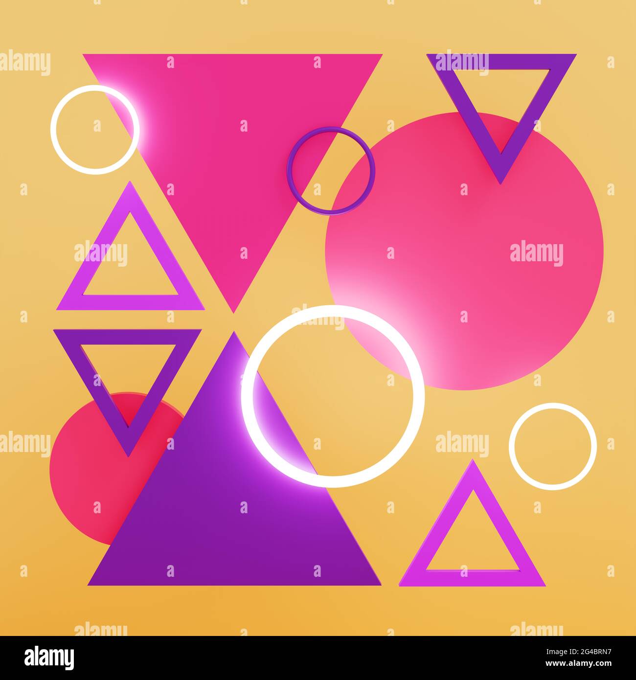 Circles 3d hi-res stock photography and images - Alamy