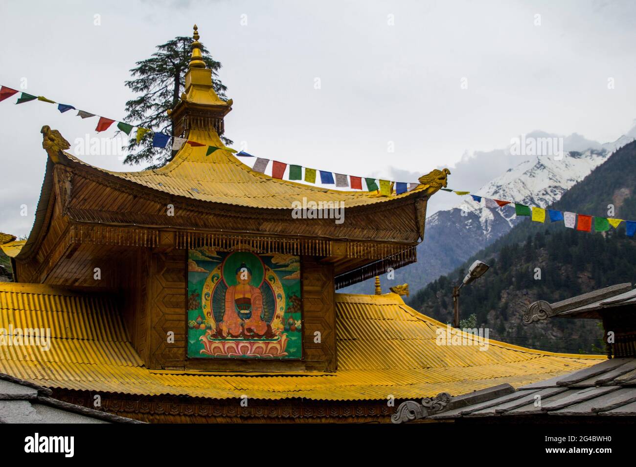 Temples in Himachal Pradesh, Sangla and Chitkul Stock Photo - Alamy