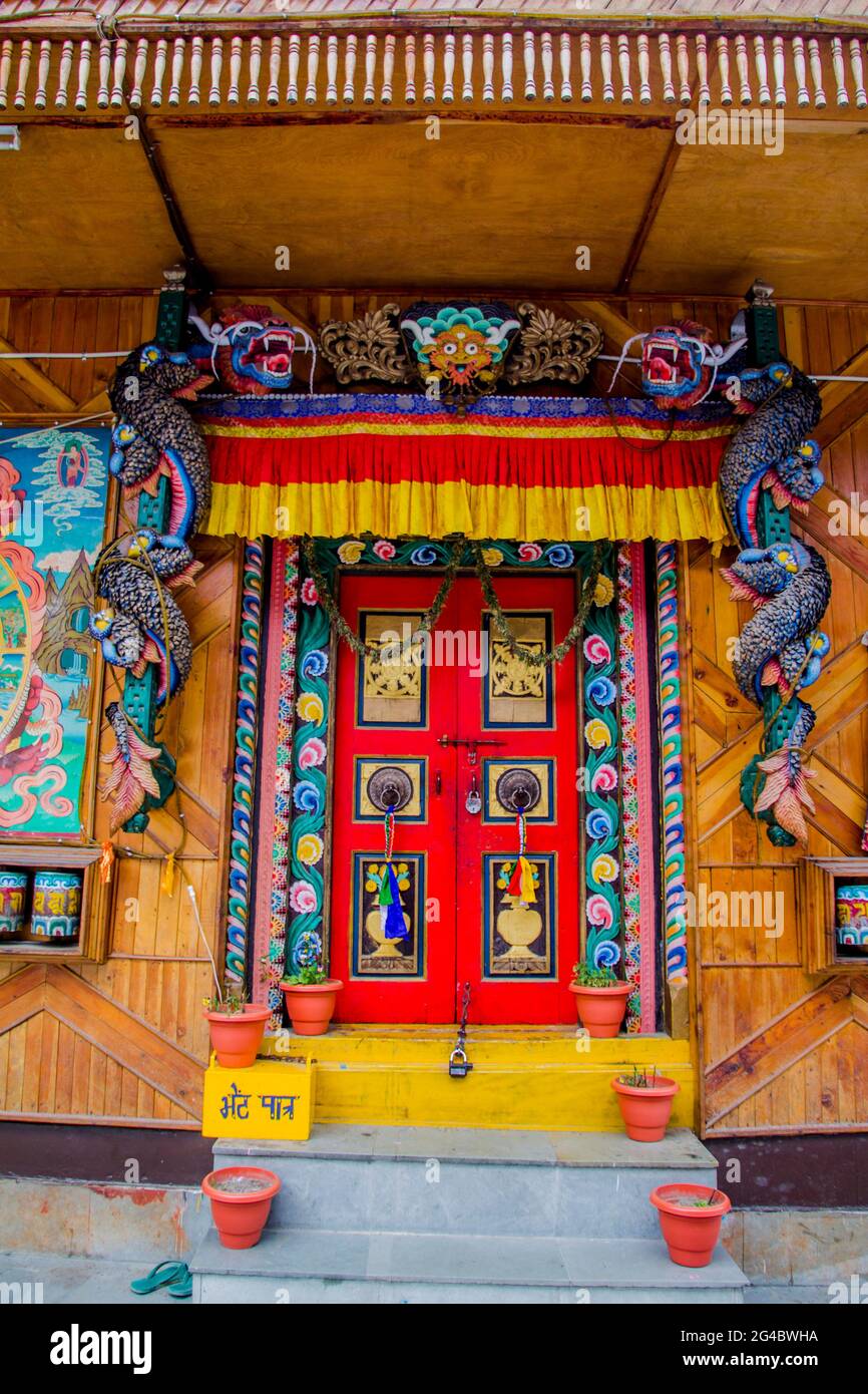 Temples in Himachal Pradesh, Sangla and Chitkul Stock Photo - Alamy