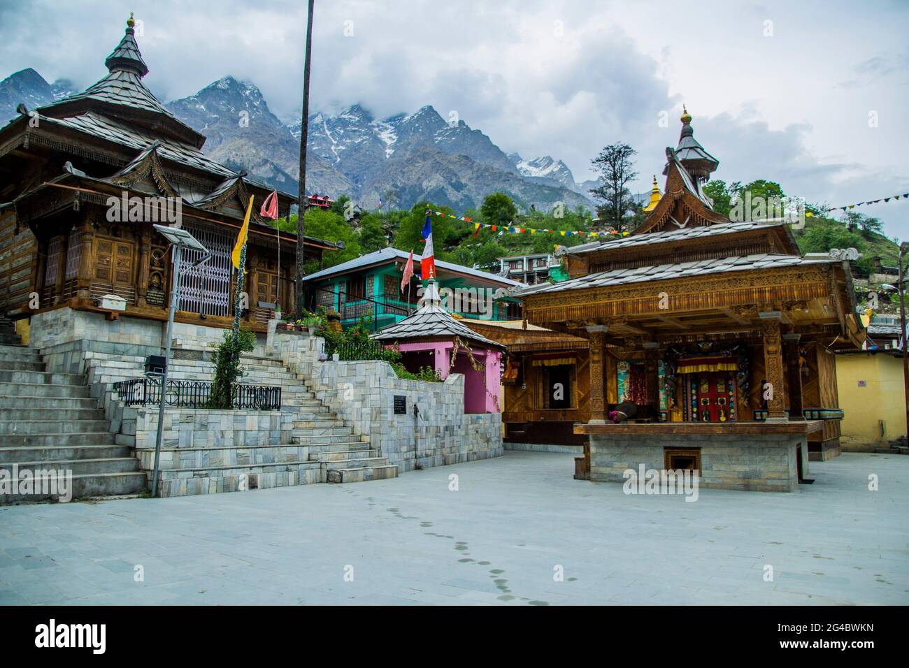 Temples in Himachal Pradesh, Sangla and Chitkul Stock Photo - Alamy