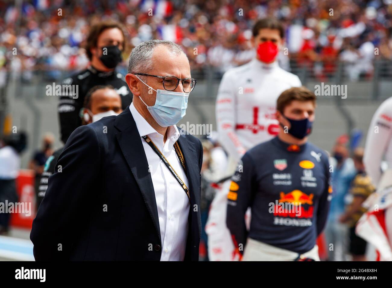 Stefano Domenicali (ITA) Formula One President and CEO on the grid ...