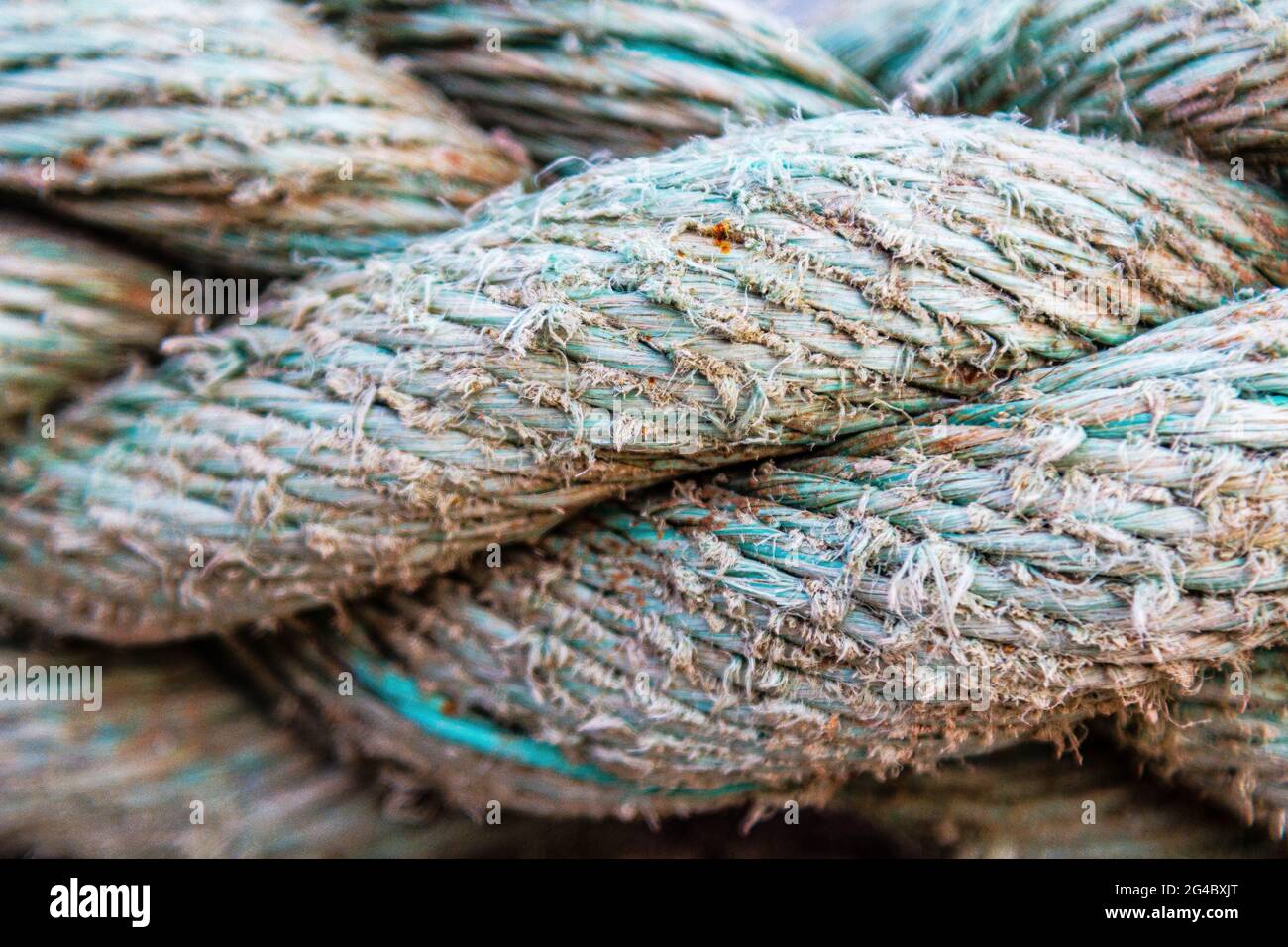 Sea rope. Ship rope. boat rope, cable boat Stock Photo - Alamy