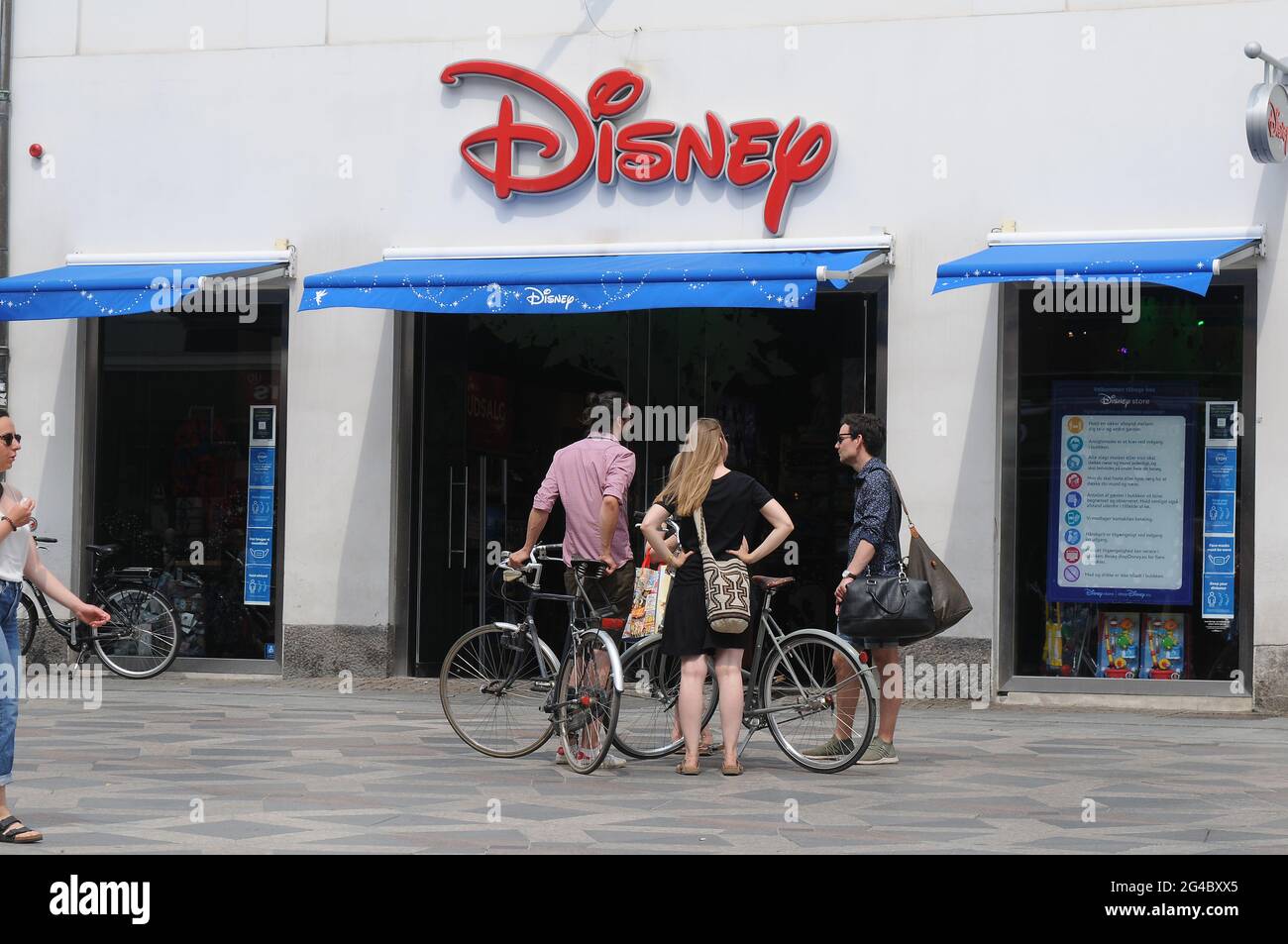 Copenhagen, Denmark. 20 June 2021,Disney store open for sundays ...