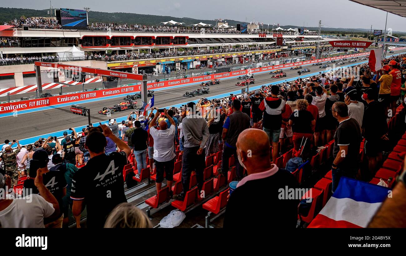 Race Start during the Formula 1 Emirates Grand Prix de France 2021, 7th ...