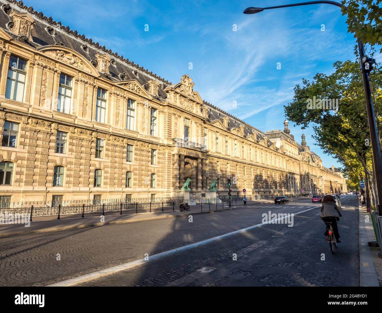 PARIS - SEPTEMBER 28: Musee de Louvre is world class musuem, located in ...