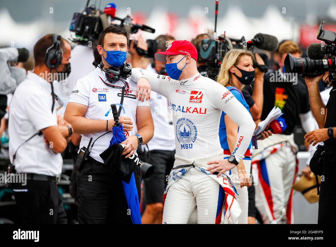 MAZEPIN Nikita (rus), Haas F1 Team VF-21 Ferrari, portrait during the ...
