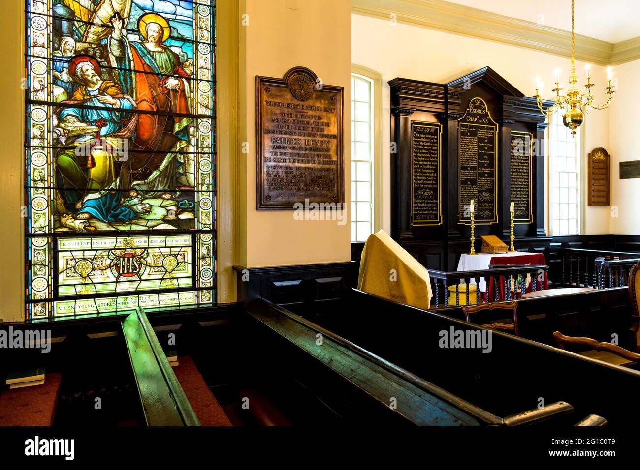 Interior of St. John's Church - Interior of St. John's Episcopal Church ...