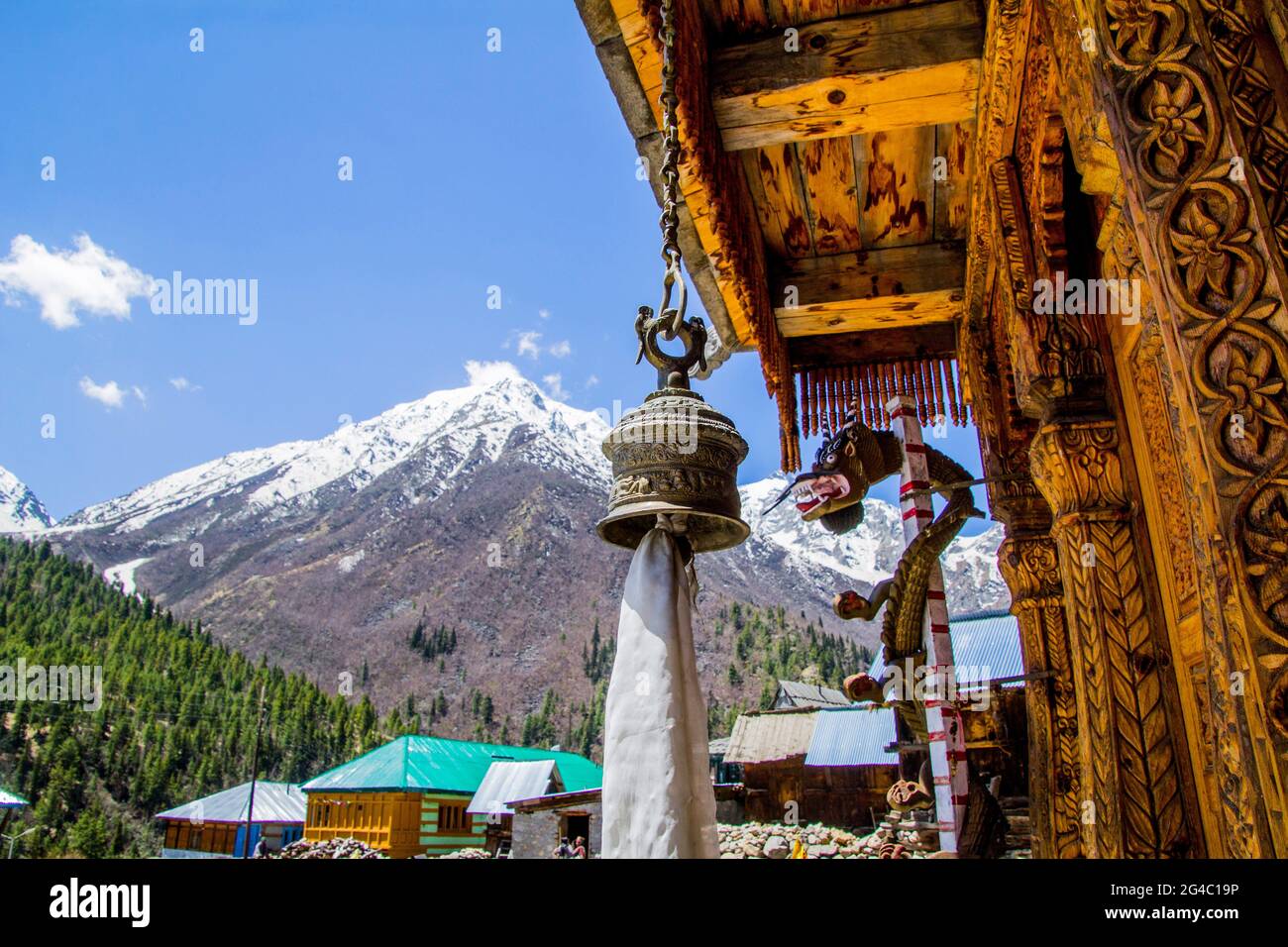 Temples in Himachal Pradesh, Sangla and Chitkul Stock Photo - Alamy