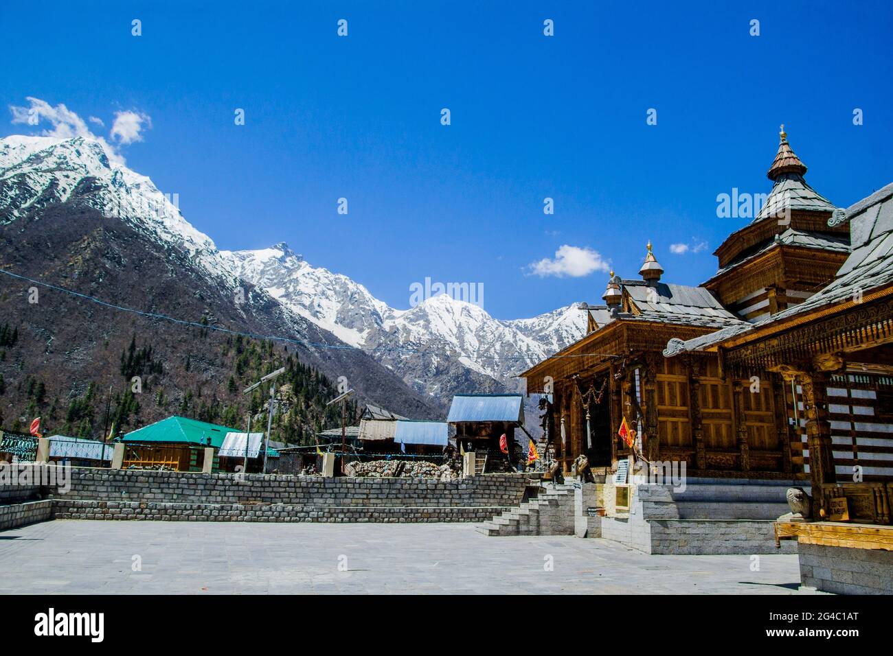 Temples in Himachal Pradesh, Sangla and Chitkul Stock Photo - Alamy