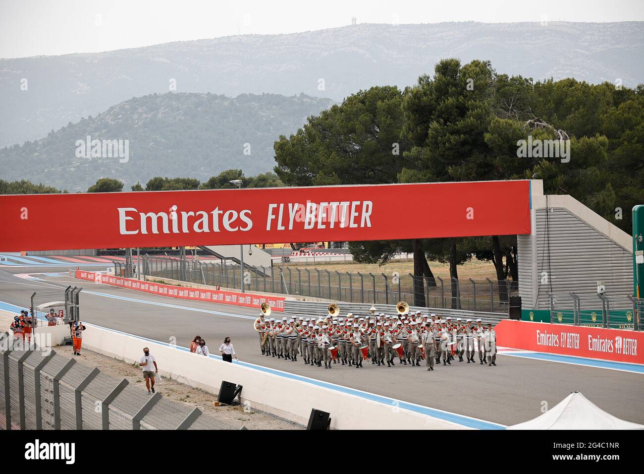 Fanfare during the Formula 1 Emirates Grand Prix de France 2021, 7th ...