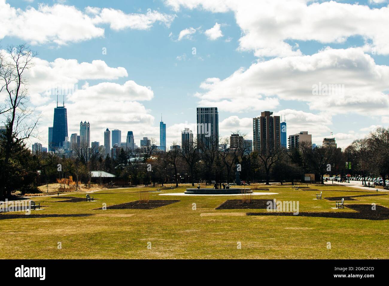 Chicago skyline from lincoln park hi-res stock photography and images ...