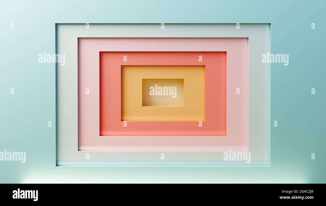 3D illustration of a layered background Stock Photo - Alamy