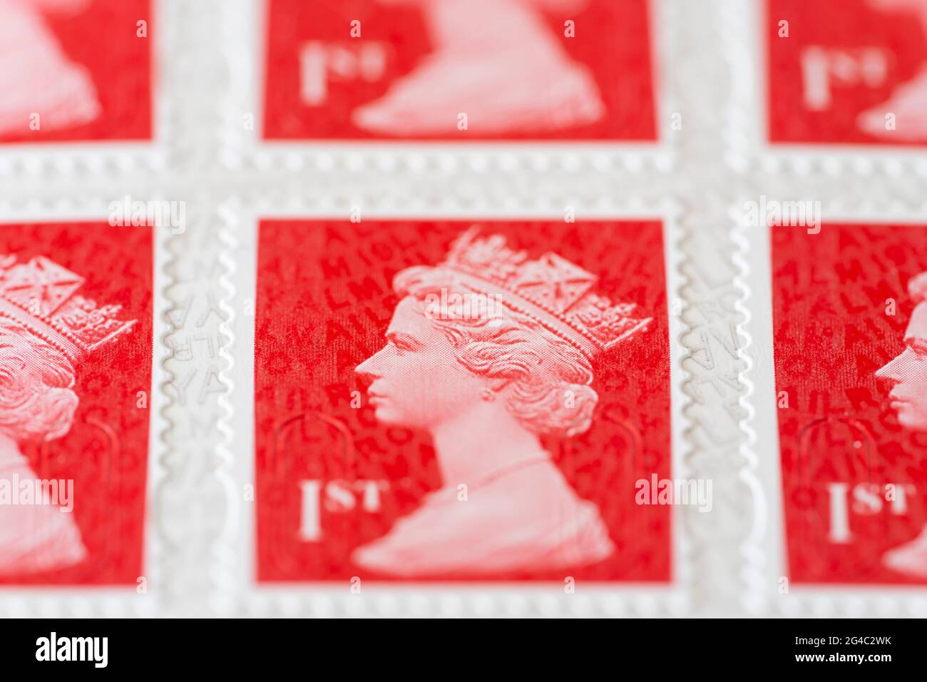 Royal mail first class stamp book hi-res stock photography and images ...