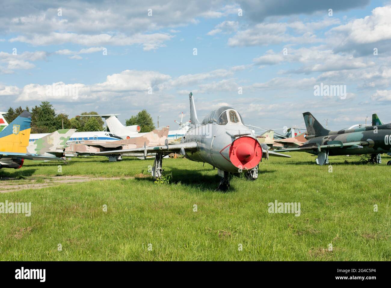 Exhibition of old model airplanes Stock Photo - Alamy