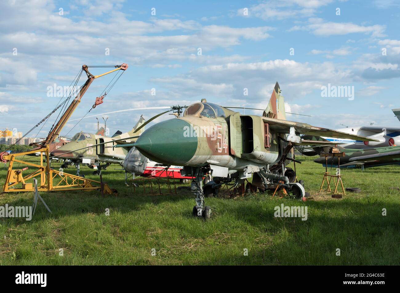 Exhibition of old model airplanes Stock Photo - Alamy