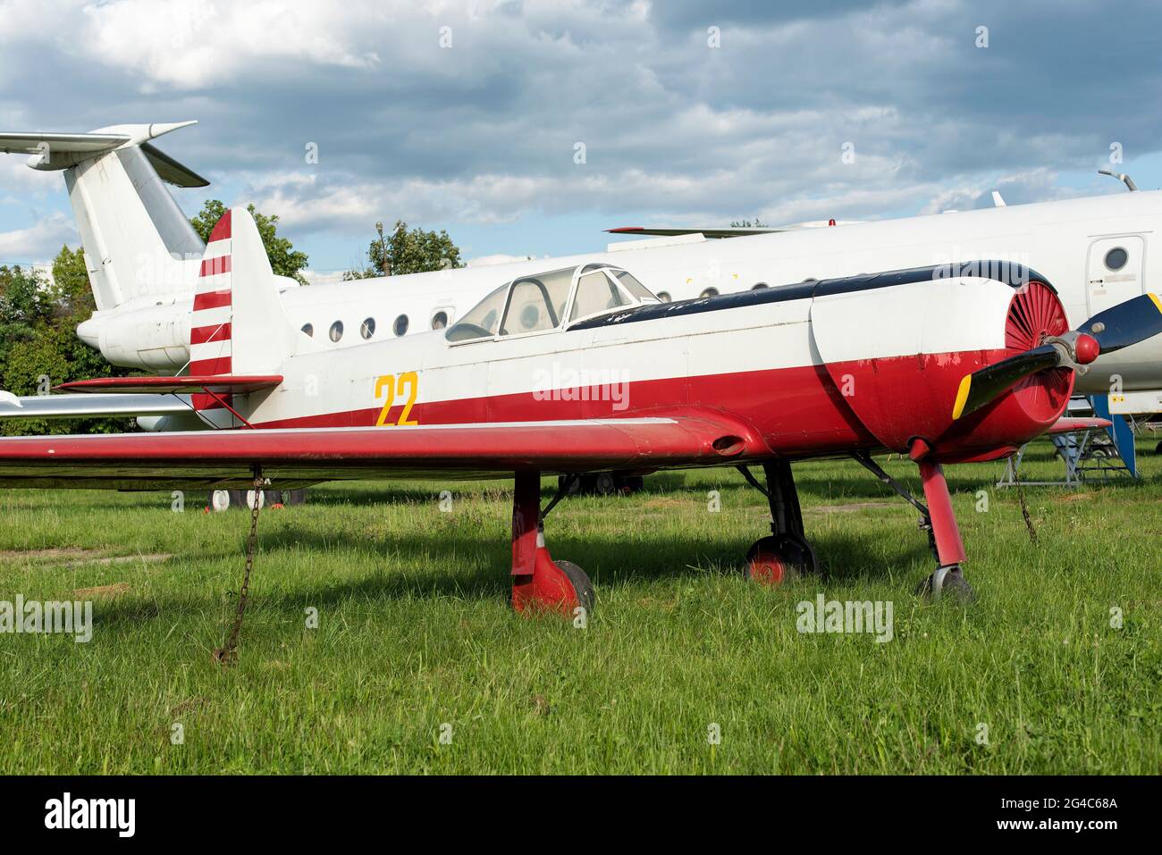 Exhibition of old model airplanes Stock Photo - Alamy