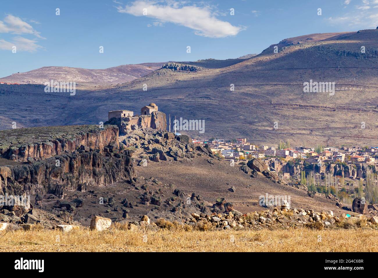 Byzantine monastery known as Yuksek Monastery in Guzelyurt, Cappadocia ...