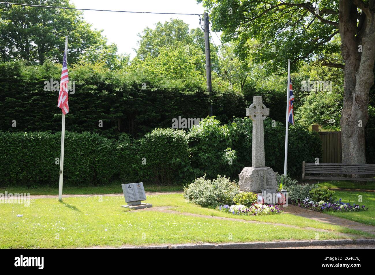 War Memorial, Thurleigh, Bedfordshire Stock Photo - Alamy