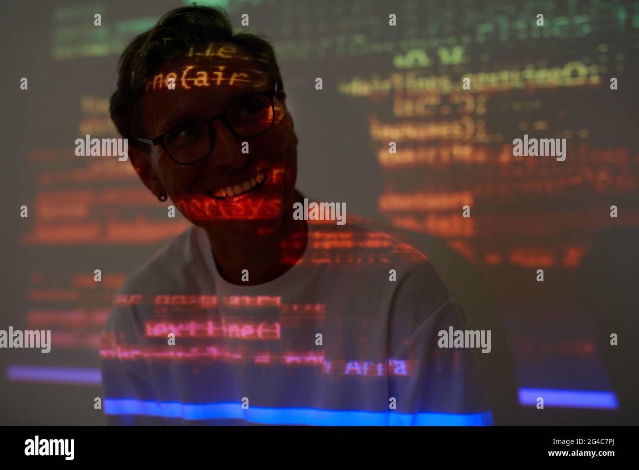 Sitting in dark room hi-res stock photography and images - Alamy