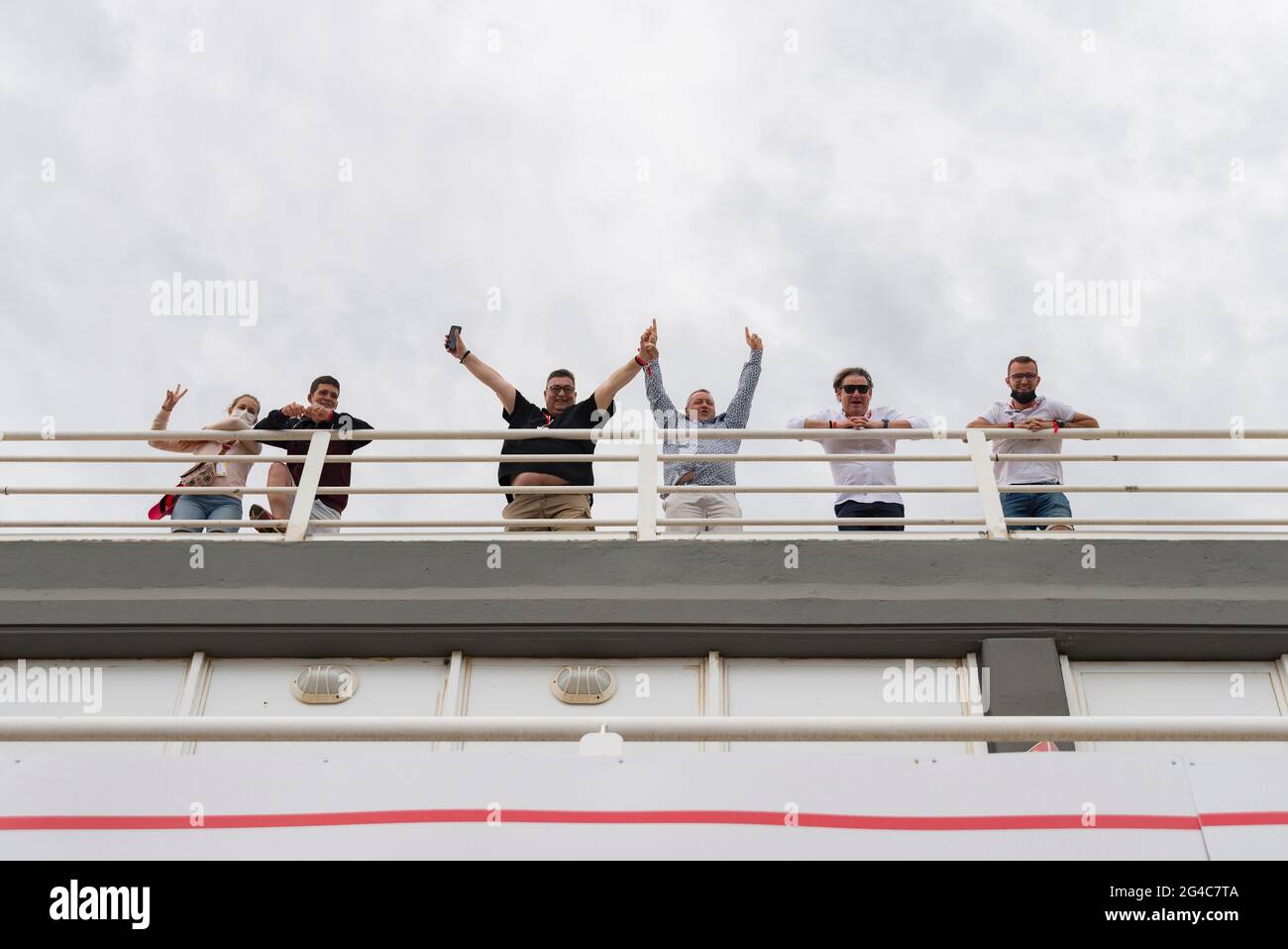 Ferrari challenge fans hi-res stock photography and images - Alamy