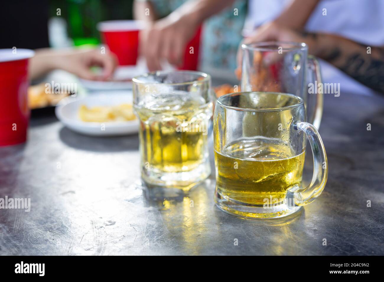Beer party with my group hi-res stock photography and images - Alamy
