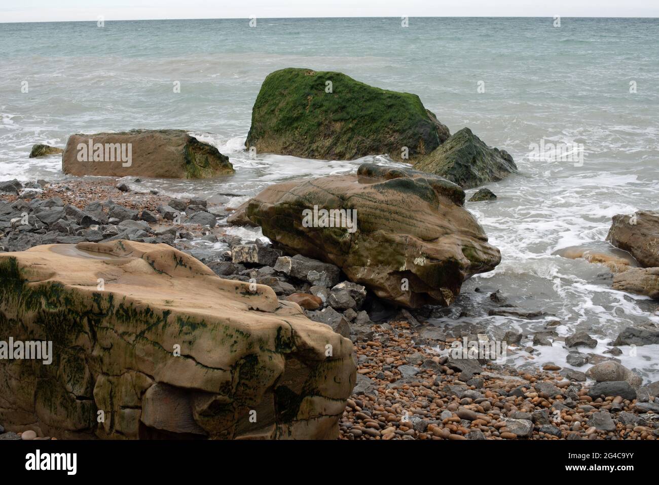 Jurassic coast cliff collapse hi-res stock photography and images - Alamy