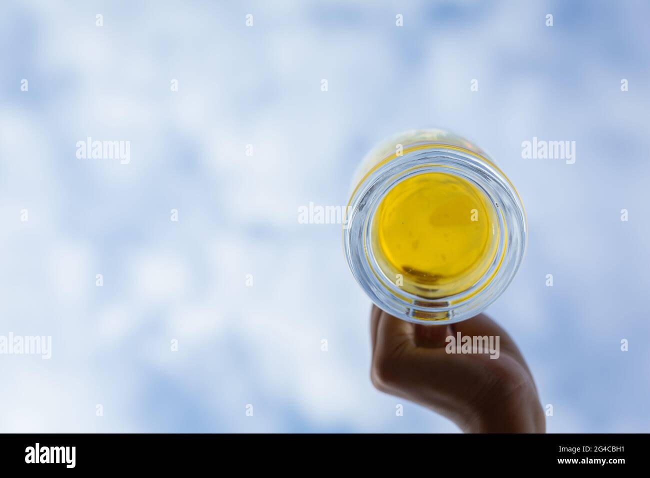 Woman holding beer bottle in hi-res stock photography and images - Alamy
