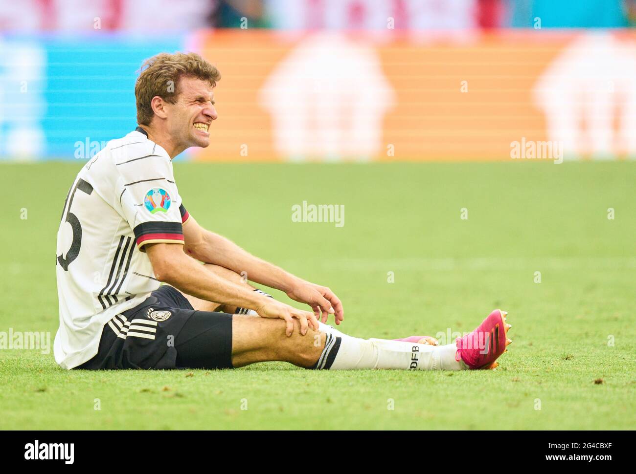 Munich, Germany. 19th June, 2021. Thomas Müller, Mueller, DFB 25 in the ...