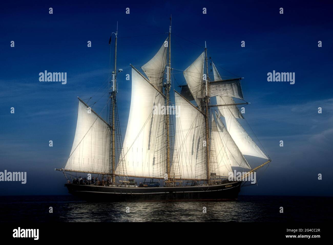 tall ship under full sail Stock Photo - Alamy