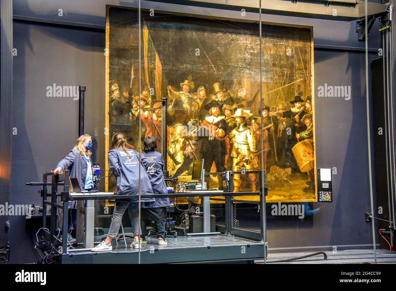 Amsterdam, The Netherlands. September 2020. The restoration of the ...