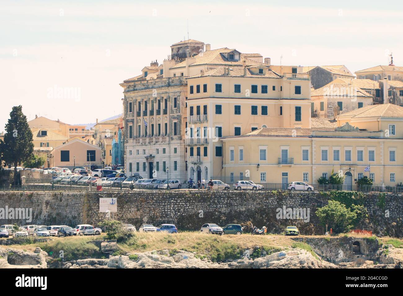Old town Corfu, Greece Stock Photo - Alamy