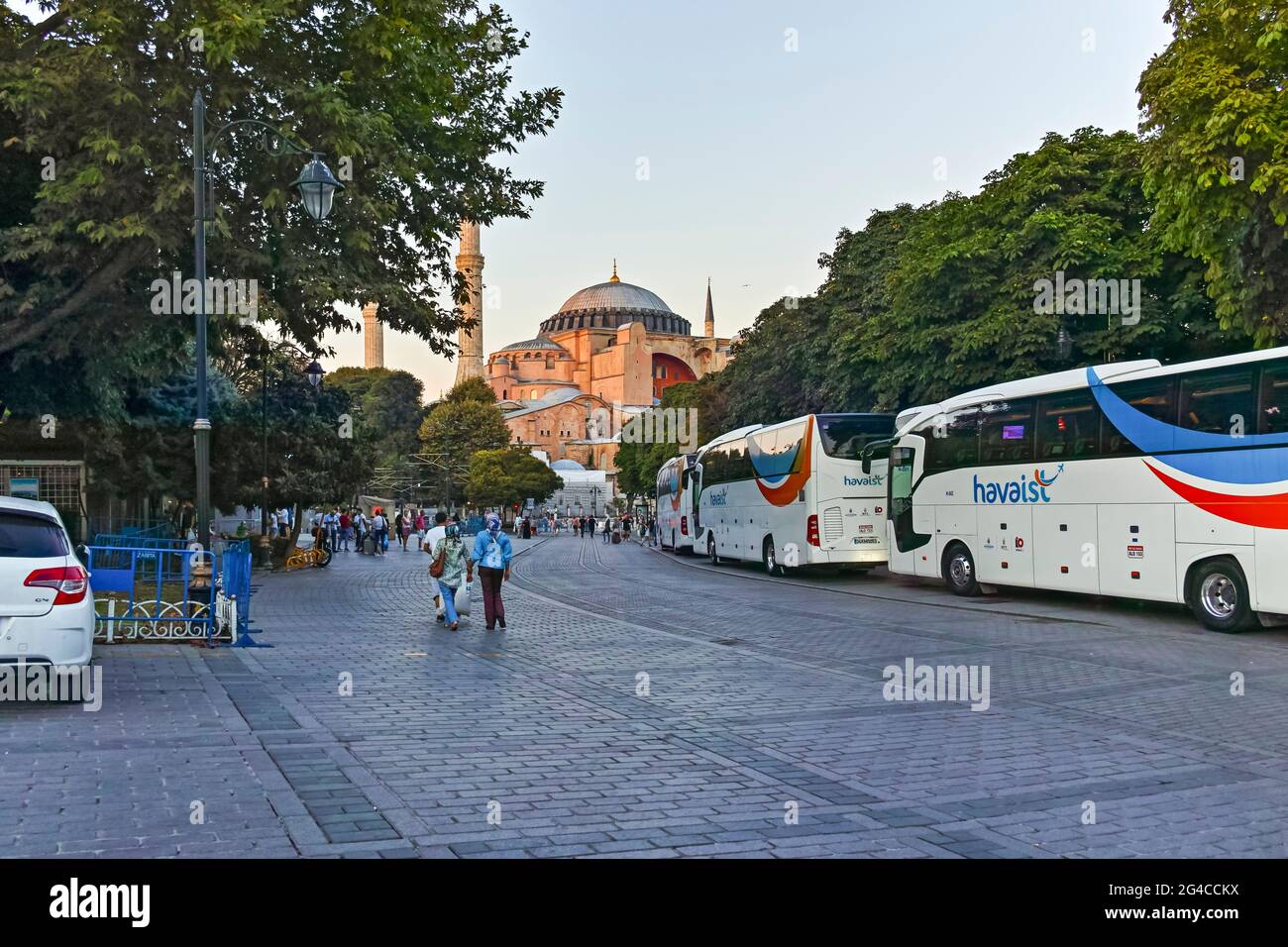 ISTANBUL, TURKEY - JULY 26, 2019: Typical Building and street in Laleli ...