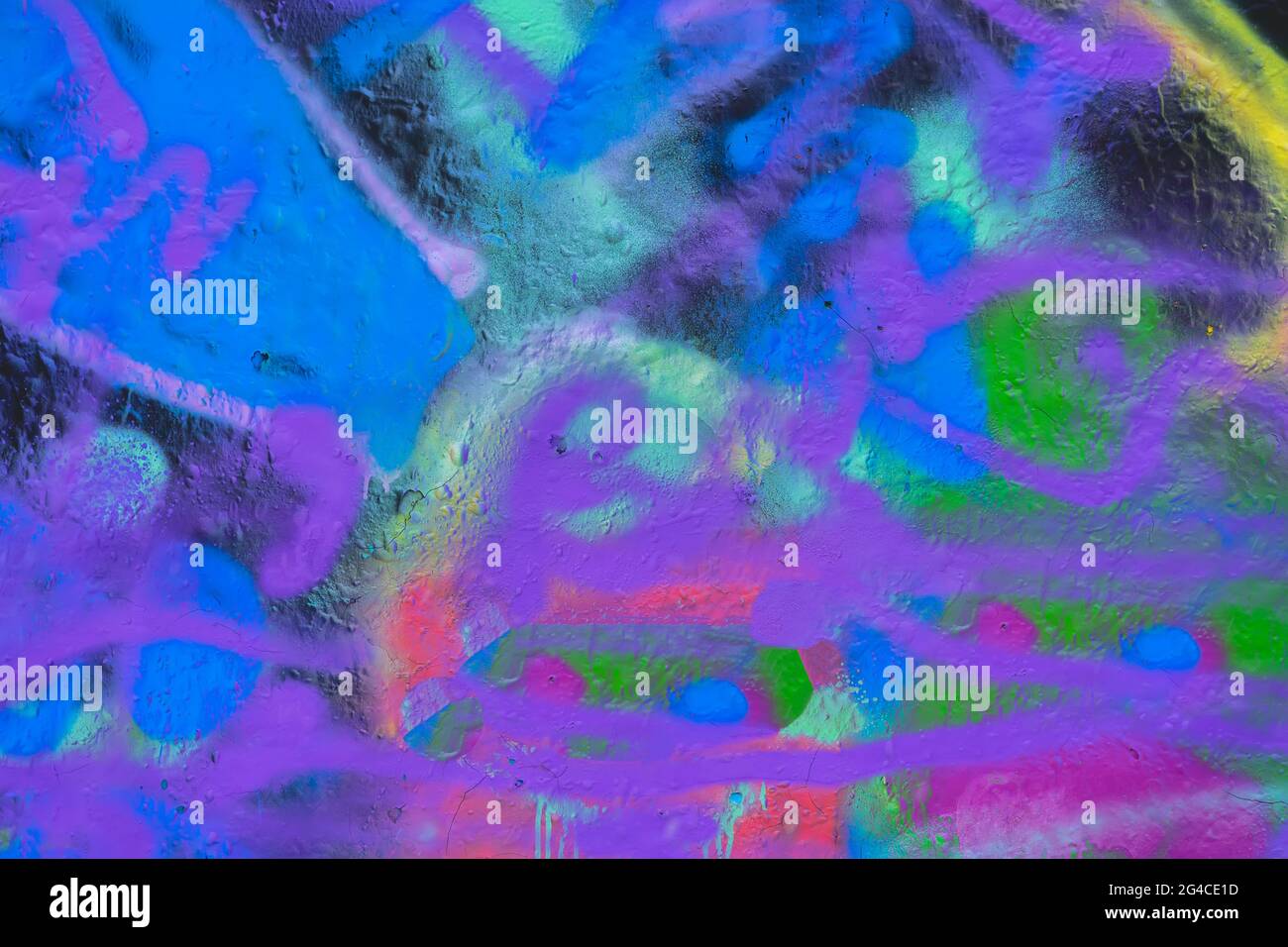 Scribble of colored paint. Abstract colorful graffiti wall background ...