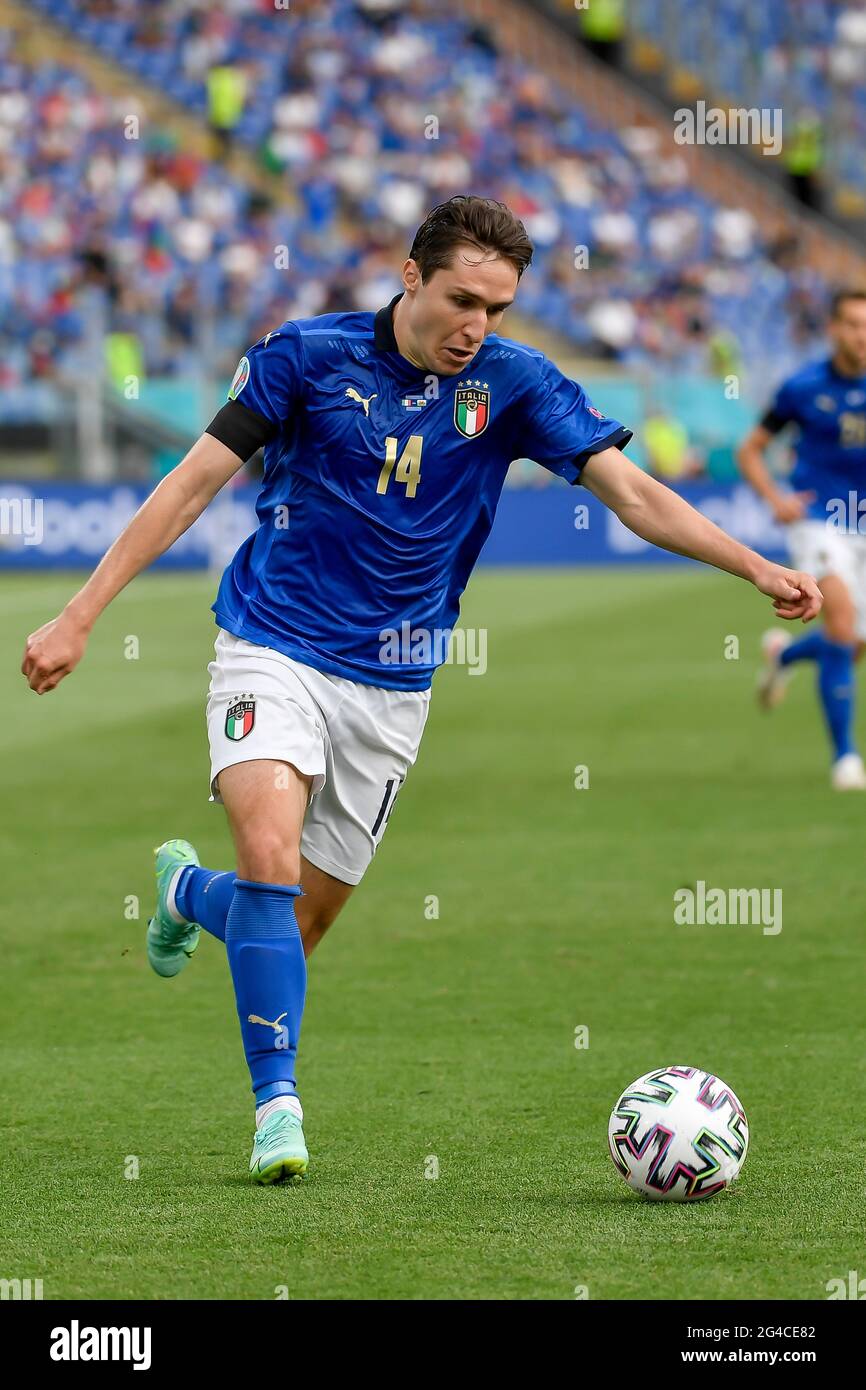 Federico Chiesa (Italy) during the Uefa "European Championship 2020 ...