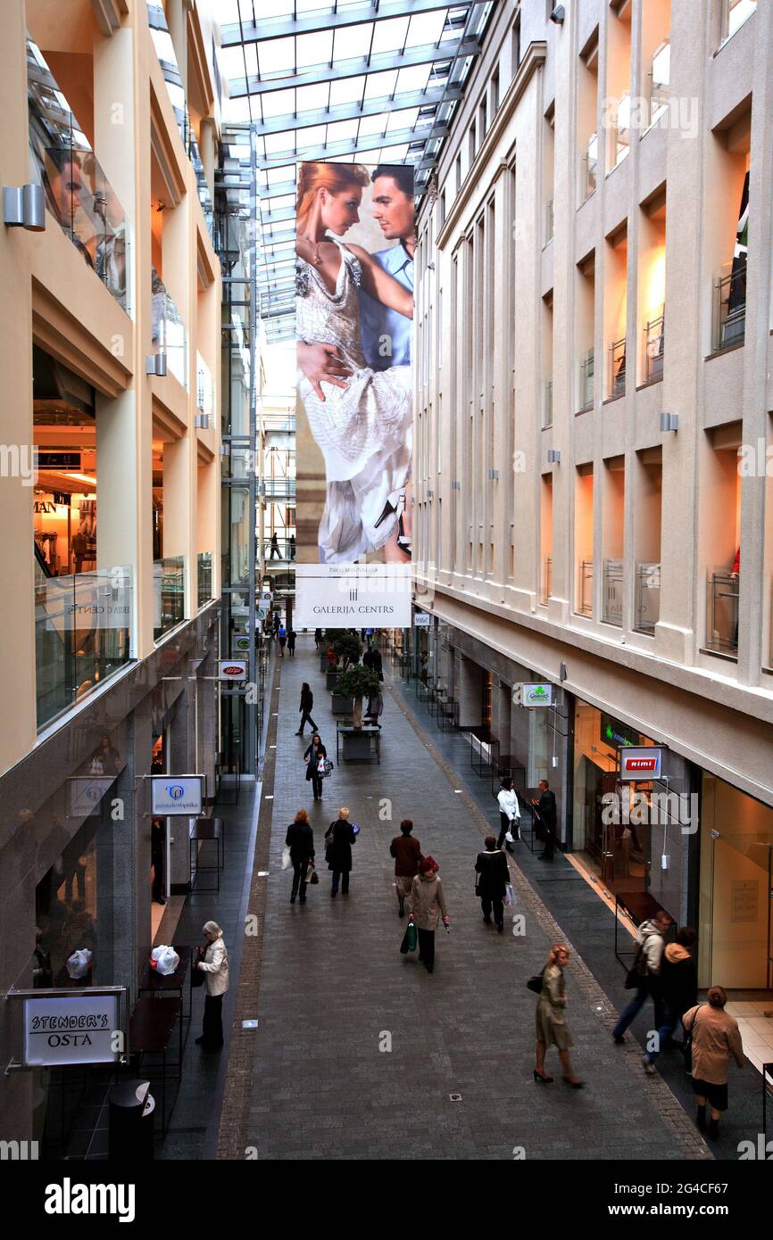 LATVIA, RIGA, GC SHOPPING CENTER (HISTORIC DISTRICT Stock Photo - Alamy
