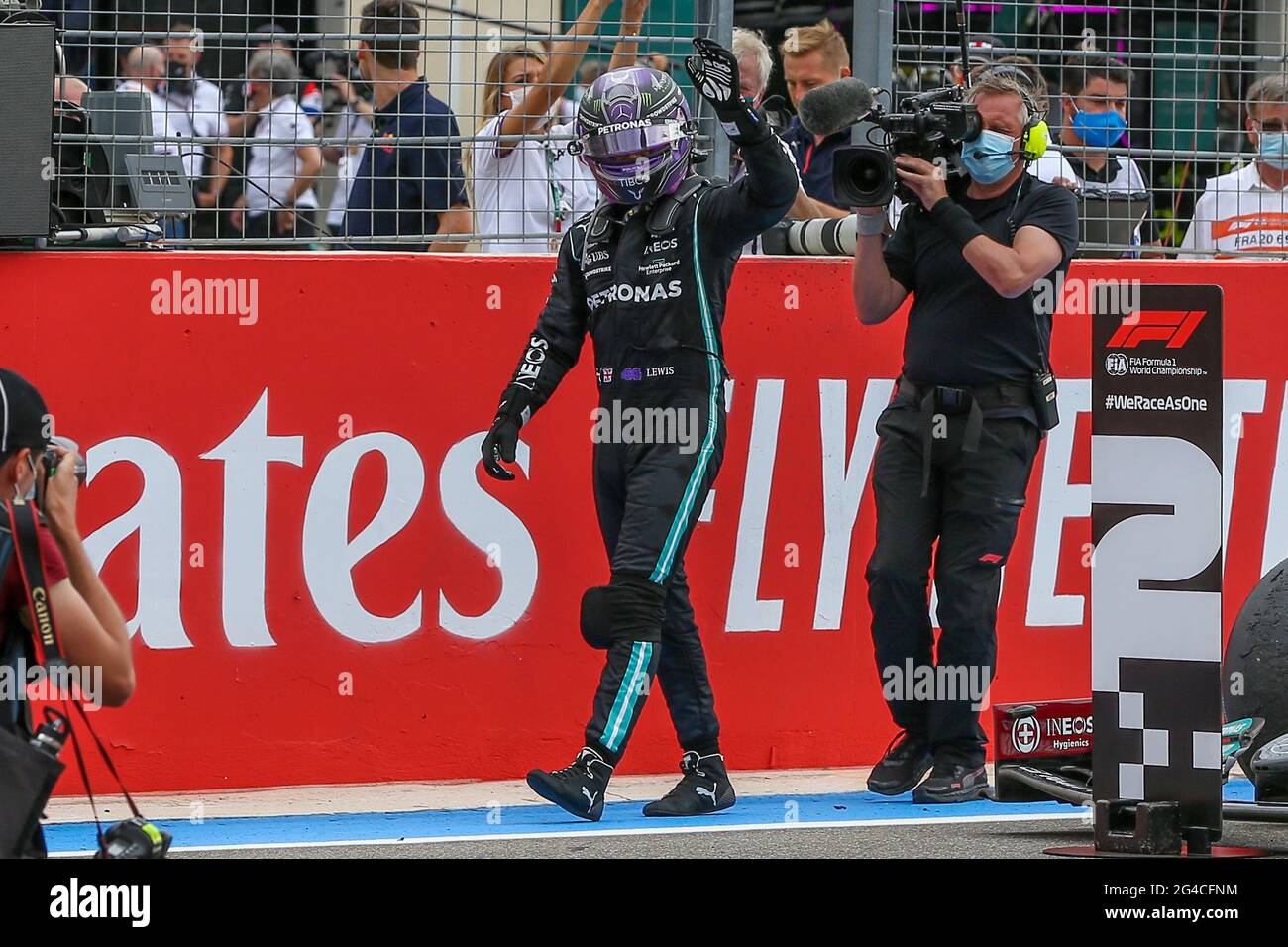 Circuit Paul Ricard, Le Castellet, France on 20 June 2021 Lewis ...